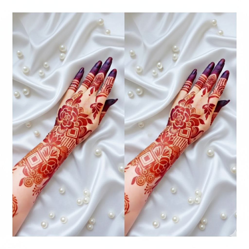 Double Hand stencil (1pair) SC203 – RaunaqueMehndi